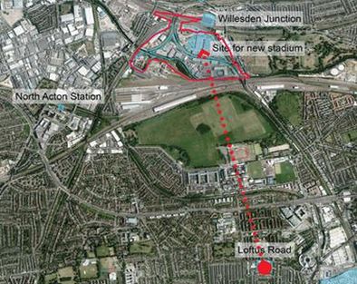 Qpr Stadium Framed QPR Loftus Road Stadium Photo Memorabilia